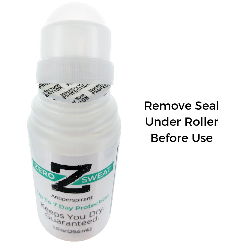 Hyperhidrosis Antiperspirant Roll-On For Sweaty Armpits - ZeroSweat